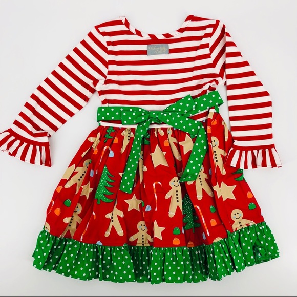 Eleanor Rose | Dresses | Nwt Eleanor Rose Gingerbread Striped Xmas ...